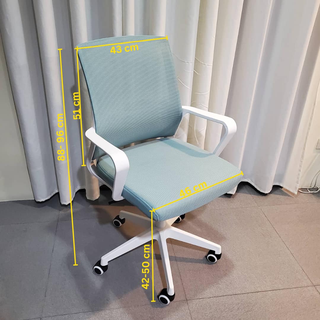 Azalea Blue Office Chair – Doozy Furniture